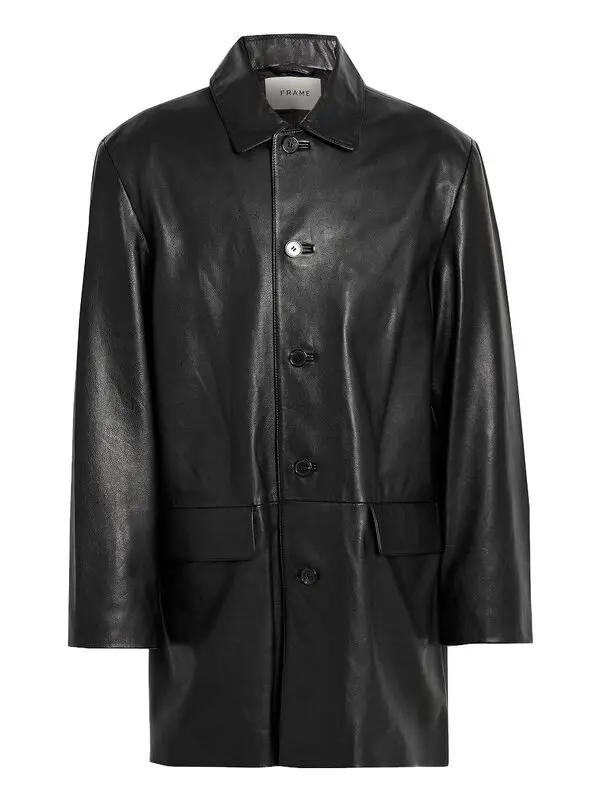 FRAME Leather Jacket - Black