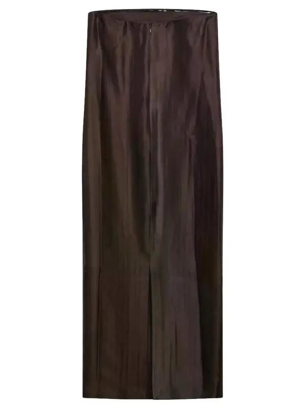 Loulou De Saison Giulia Pinstriped Sleeveless Maxi Dress - Brown