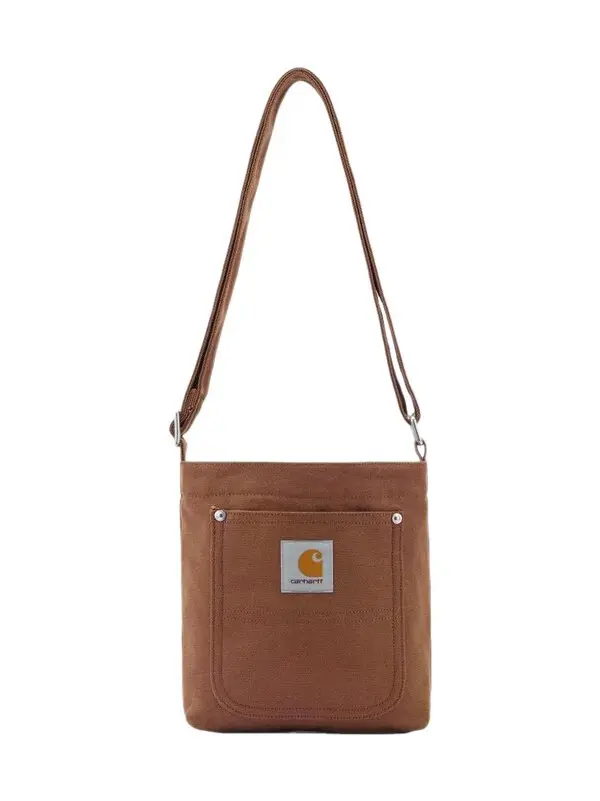 Carhartt Work In Progress Logo-patch Messenger Bag - Brown
