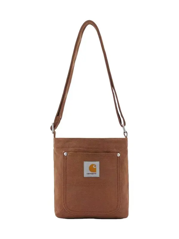 Carhartt Work In Progress Logo Patch Messenger Bag - Brown