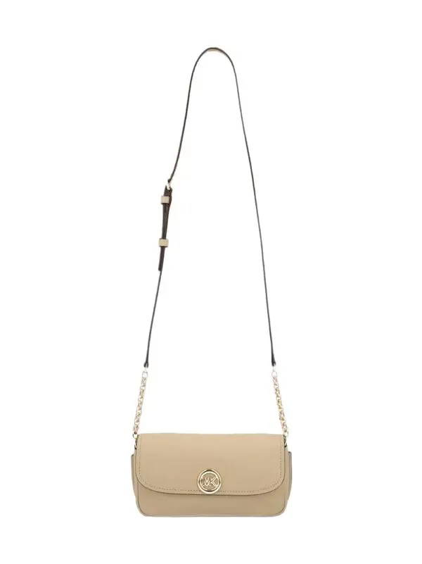 Michael Kors Small Nolita Leather Crossbody Bag - Neutrals