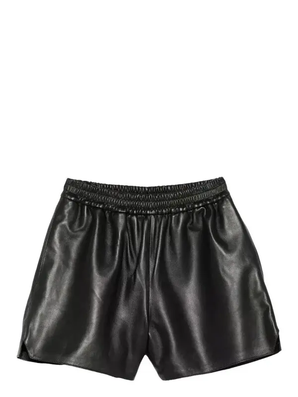 ARMA Fyona Leather Shorts - Black