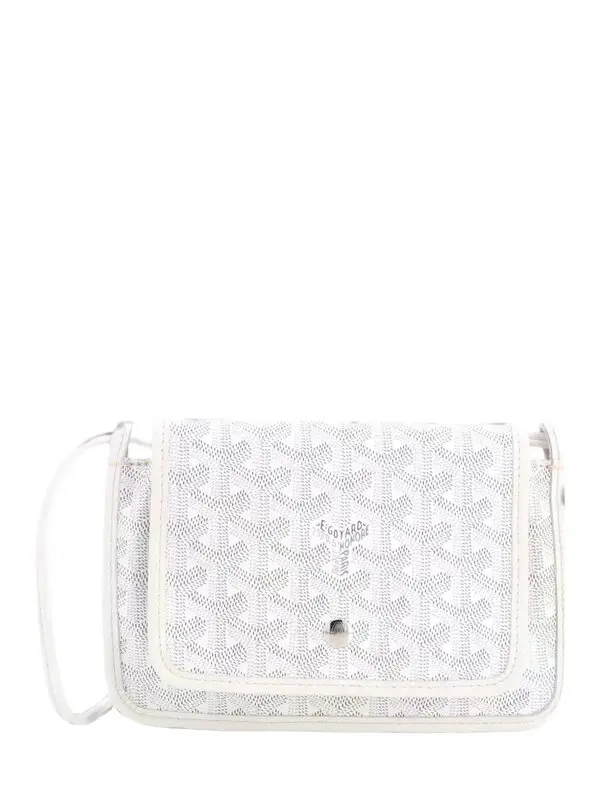 Goyard Plumet Clutch Wallet In Coated Canvas - White