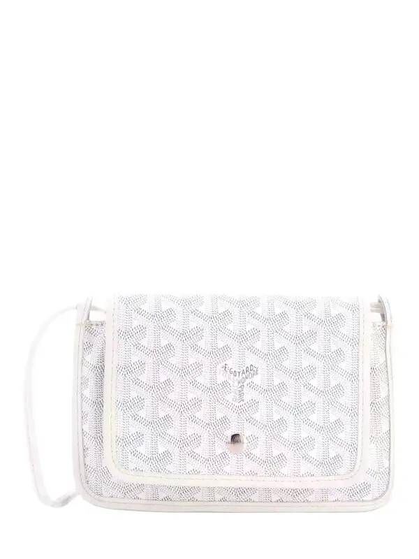 Goyard Plumet Clutch Wallet In Coated Canvas - White