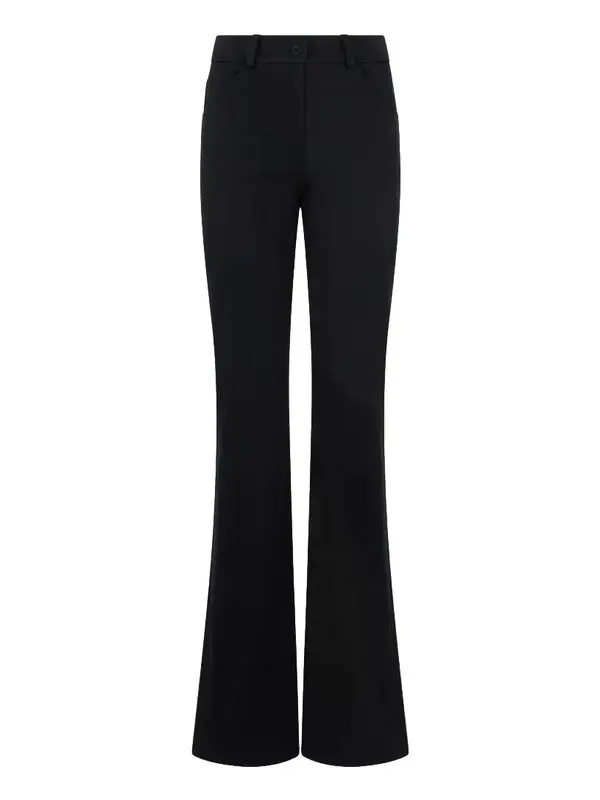 Alberta Ferretti Flared Trousers - Black