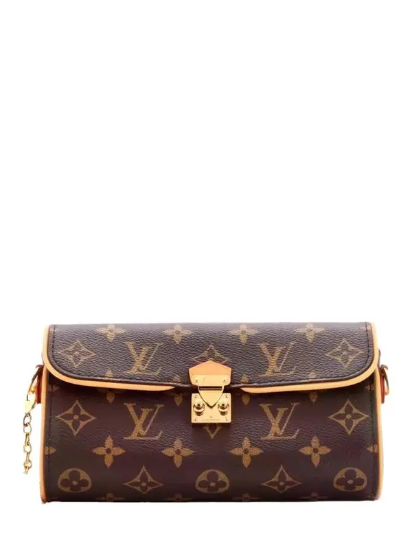 LOUIS VUITTON Camille Pochette Monogram Canvas Clutch Bag - Brown