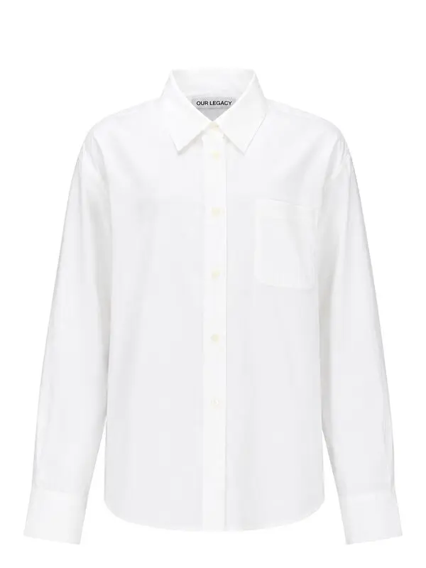 Our Legacy Forever" Button-up Shirt - White
