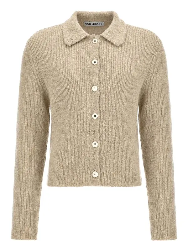 Our Legacy Mazzy" Polo Knit - Beige