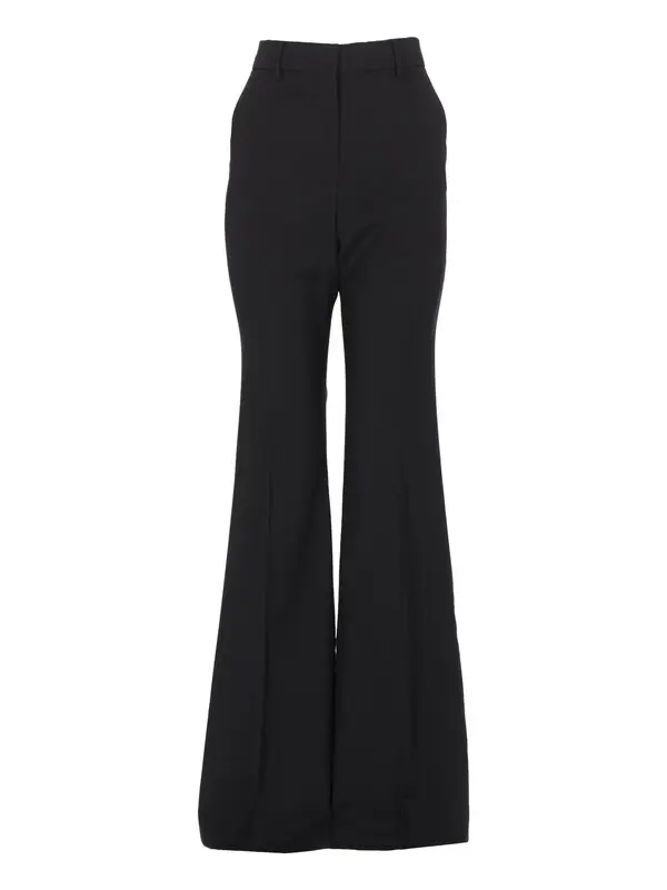 Sportmax Hangar Flared Trousers - Black