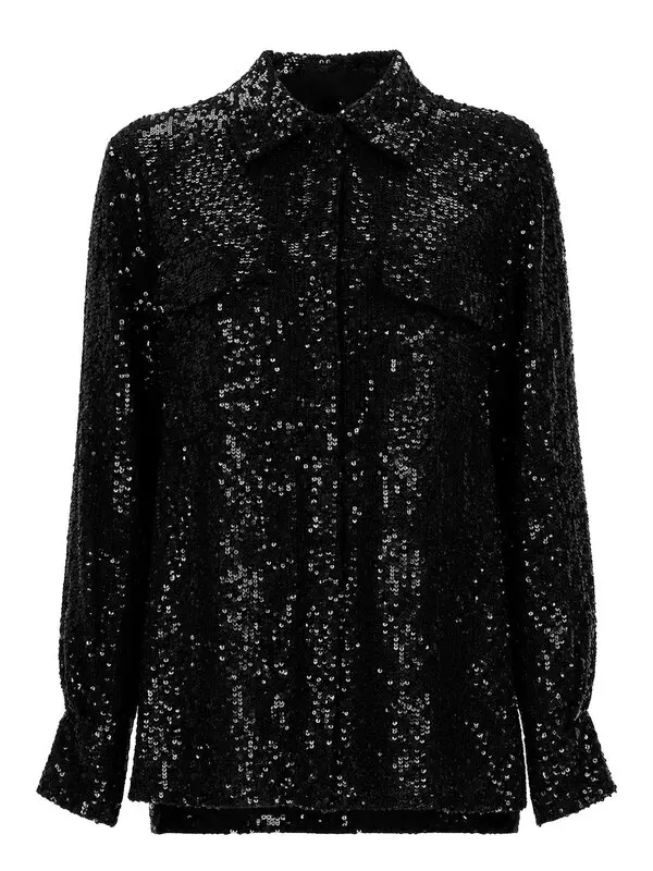 P.a.r.o.s.h P. A.r. O.s. H. Camicia "gadget" Con Paillettes - Black