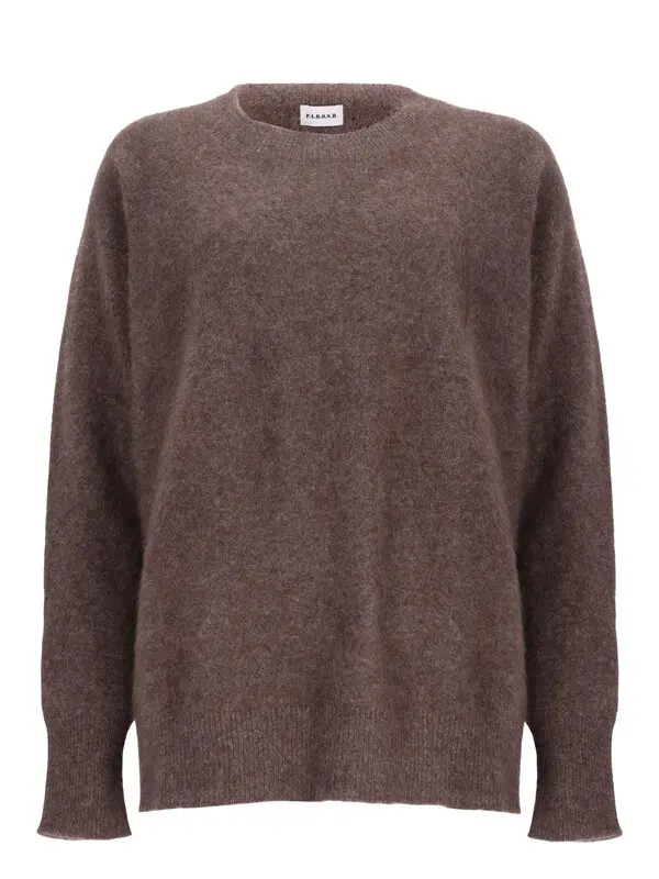 P.a.r.o.s.h Racoon Fur Maglia - Brown