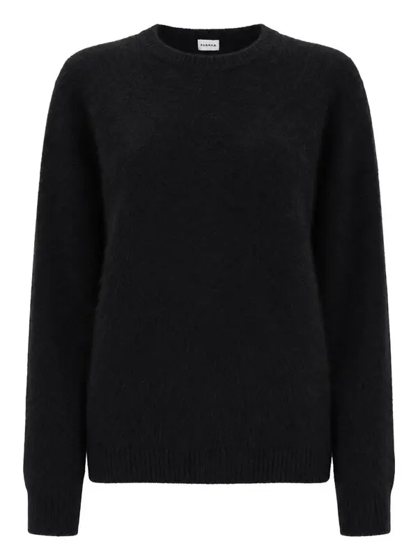 P.a.r.o.s.h Raccoon Fur Maglia - Black