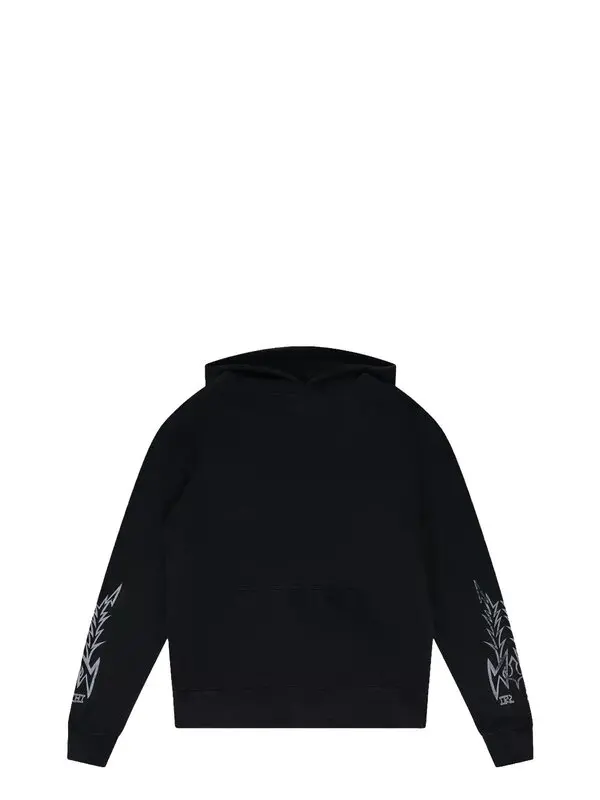 Rhude Graphic Print Hoodie - Black