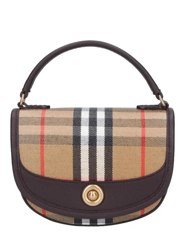 Burberry Mini Top Handle Bag - Beige