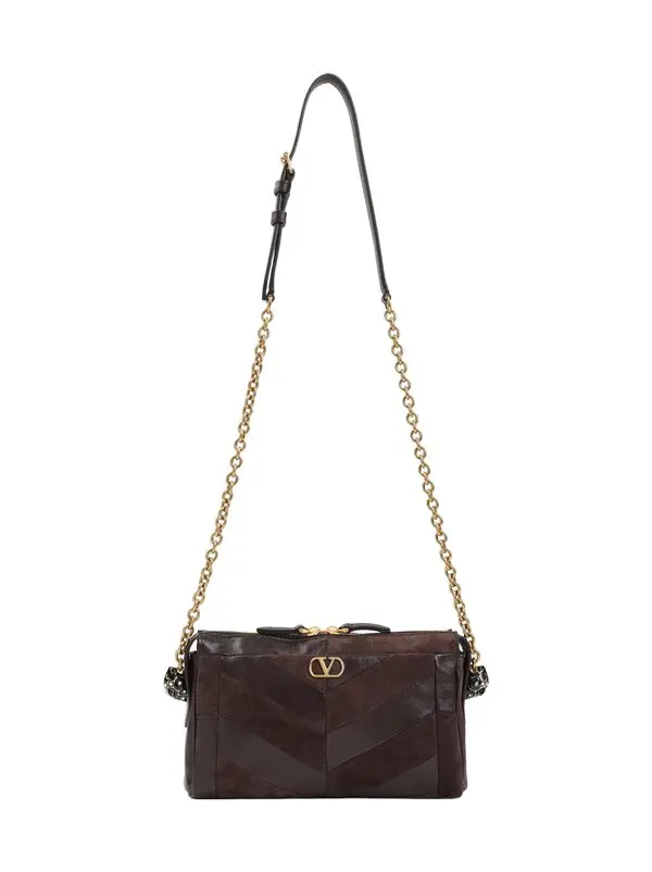 Valentino Garavani Small Shoulder Handbag - Brown