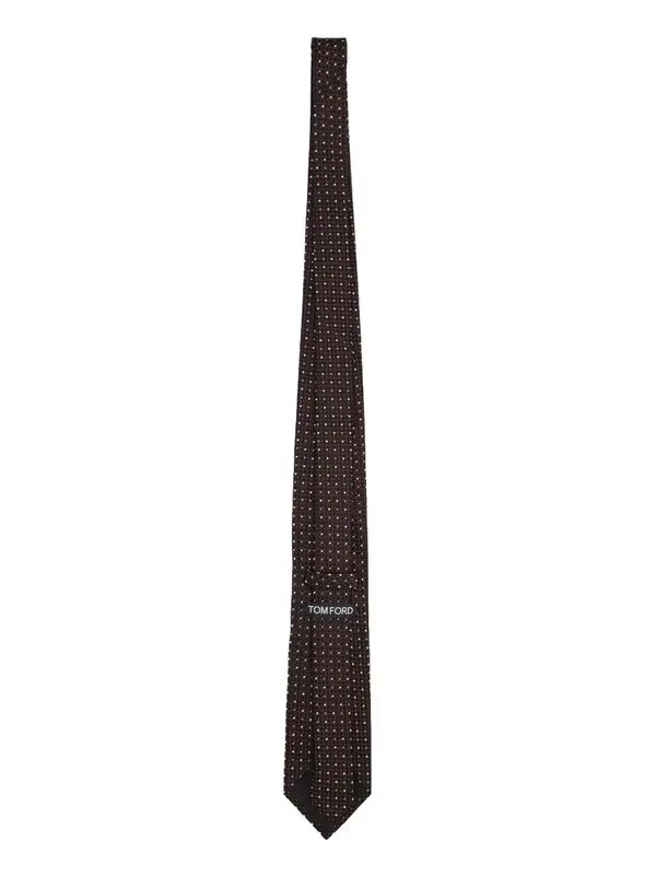 TOM FORD Classic Tie For Fall & Winter - Brown
