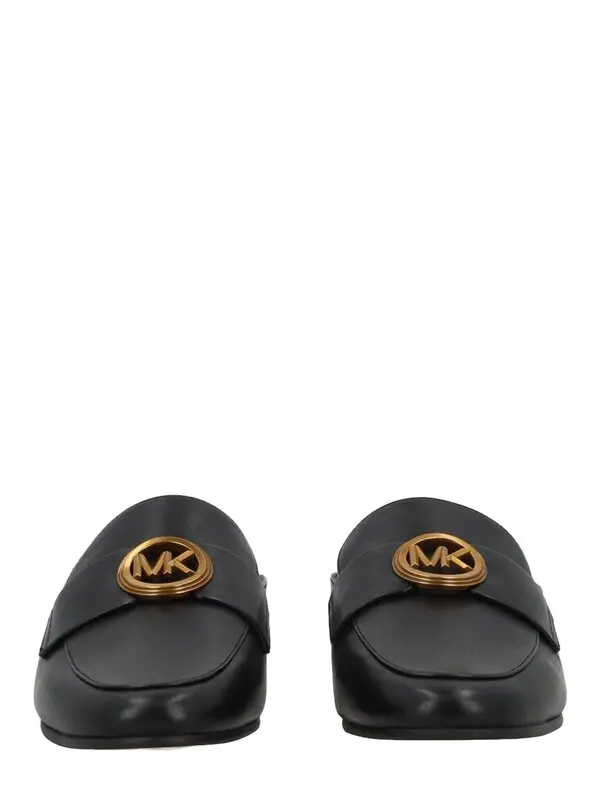 Michael Kors Logo Detail Loafers - Black