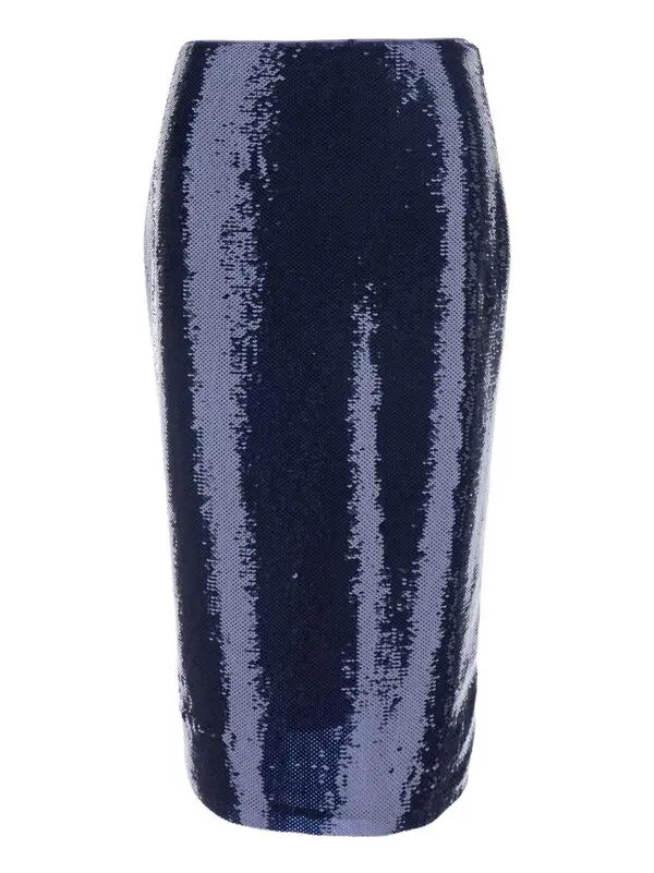 TOM FORD Sequins Embroidered Skirt - Blue