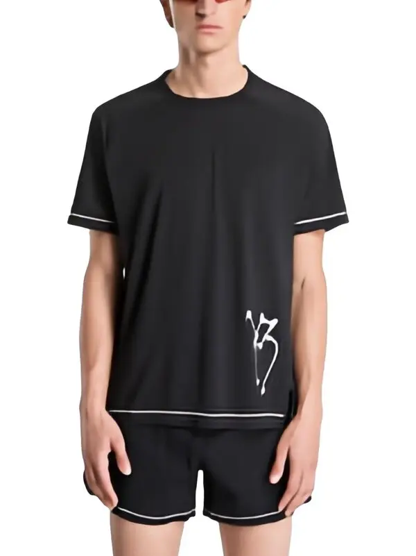 Y3 Running T-shirt - Black