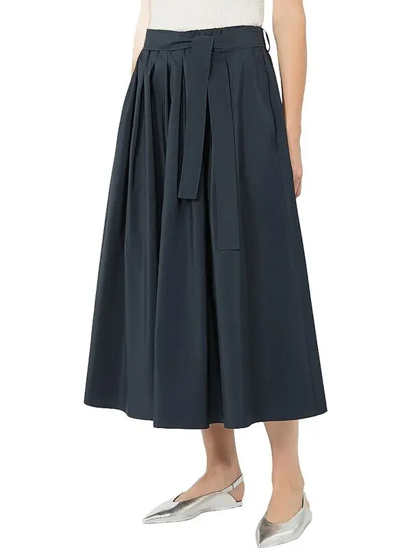 Max Mara Wkdalpaca Midi Skirt - Navy