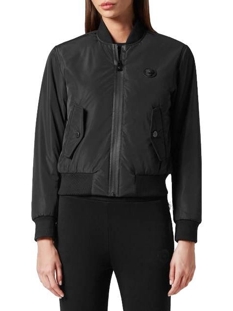 PLEIN SPORT Nylon Bomber Tiger - Black