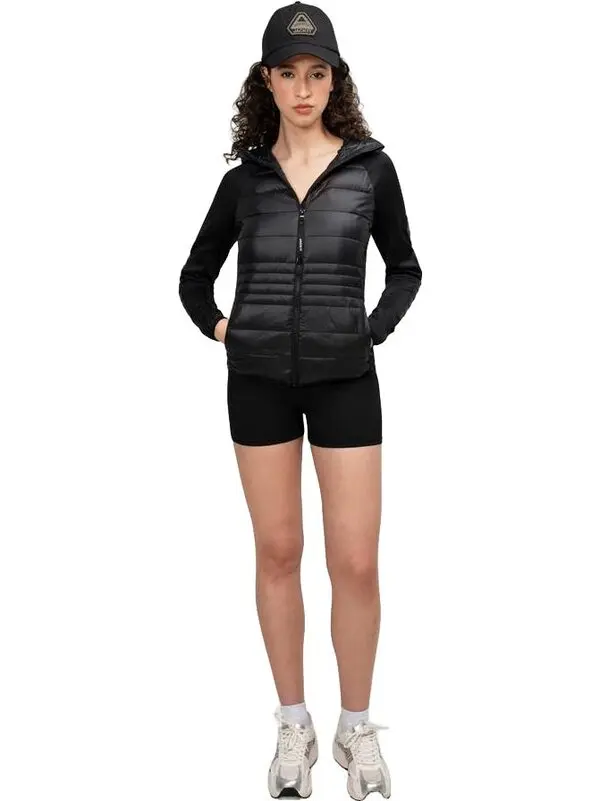 JACK1T Calypso Hybrid Hooded Jacket - Black