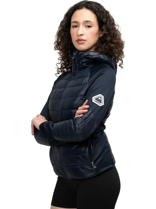 JACK1T Calypso Hybrid Hooded Jacket - Navy