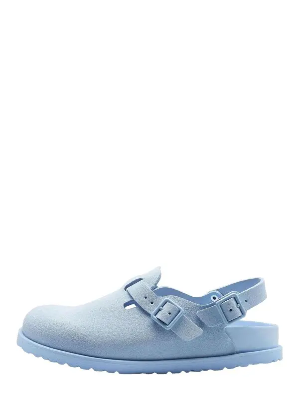 BIRKENSTOCK Tokio Clogs With Buckle Straps - Blue