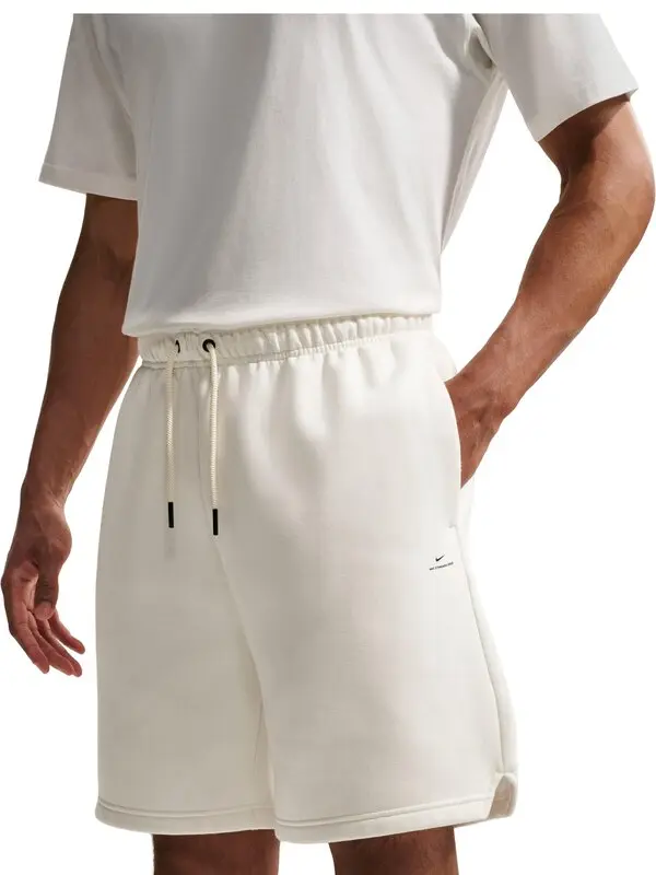 Nike Tech Fit Standard Issue Brush Fleece 8-inch Shorts - Sail/pale Ivory