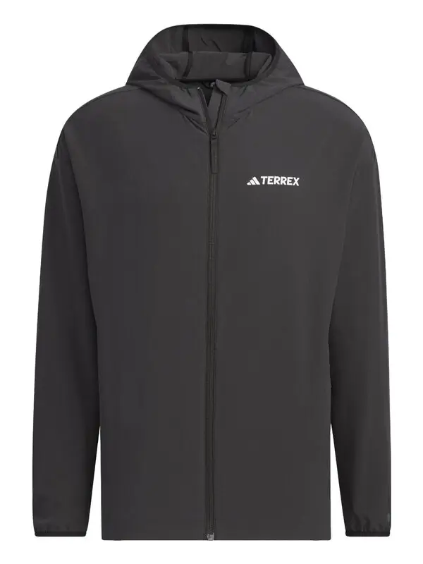 Adidas Zip-up Hooded Jacket - Black