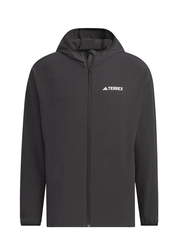 Adidas Zip-up Hooded Jacket - Black