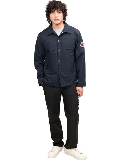 JACK1T Eden Shirt Jacket - Navy