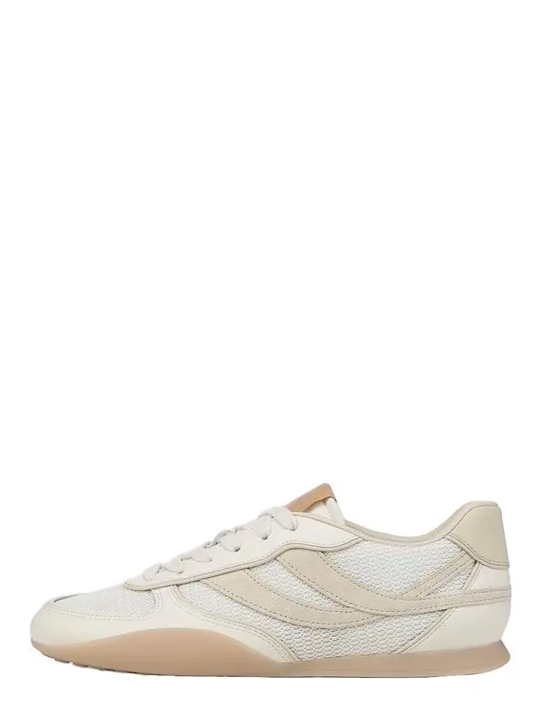 Vince Echo Leather Trainer - Milk/moonlight