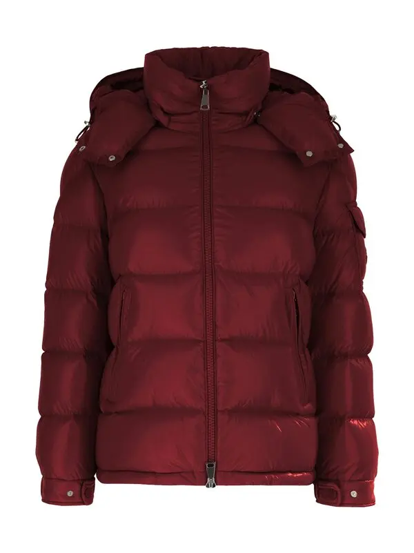 Moncler Quilted Puffer Jacket With Hood - Multicolor