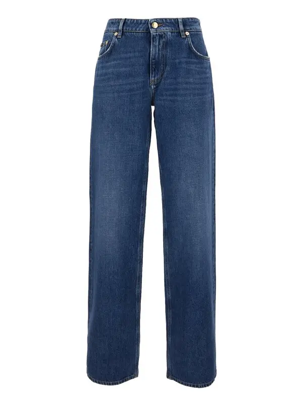 Dolce & Gabbana Straight Leg Jeans - Multicolor