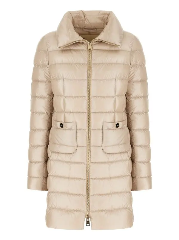 Herno Quilted Jacket With Stand Collar - Multicolor