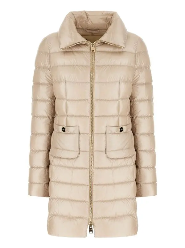 Herno Quilted Jacket With Stand Collar - Multicolor