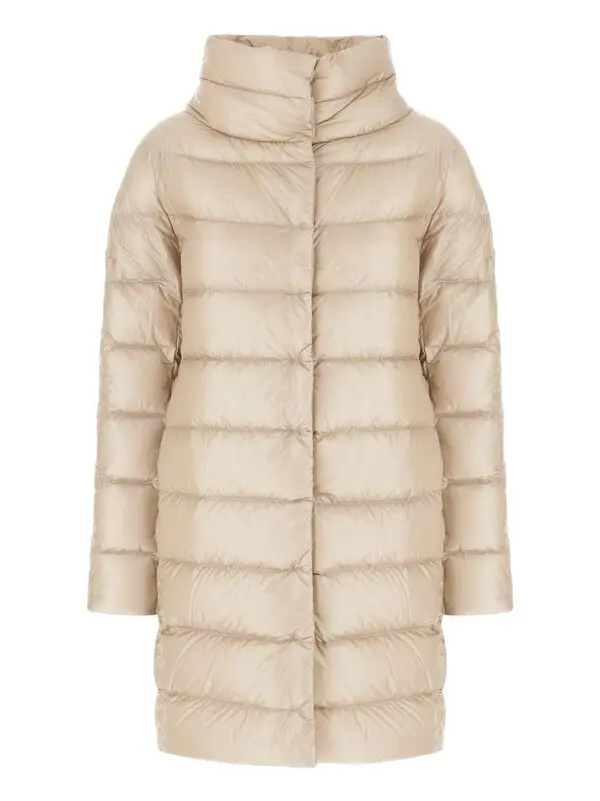 Herno Quilted Down Jacket With Stand Collar - Multicolor