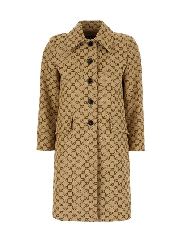 Gucci Monogrammed Coat - Multicolor