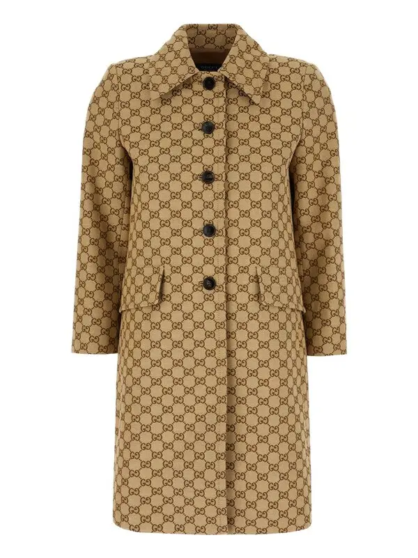 Gucci Monogrammed Coat - Multicolor