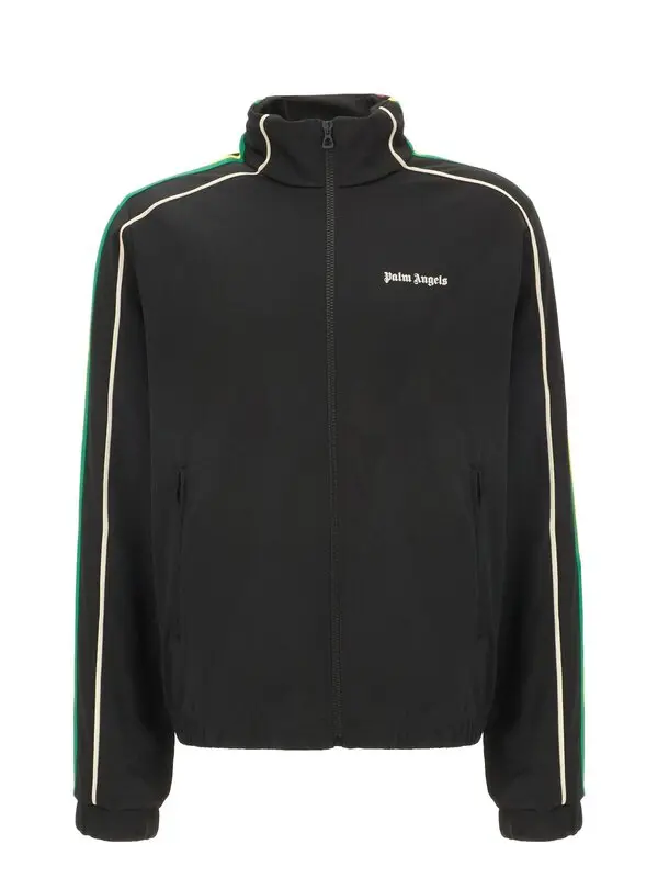 Palm Angels Track Jacket With Striped Details - Multicolor