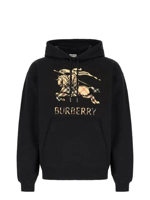 Burberry Sweatshirt With Equestrian Knight Emblem - Multicolor