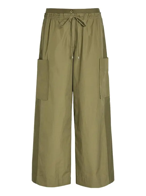3.1 Phillip Lim Cotton-poplin Trousers - Olive