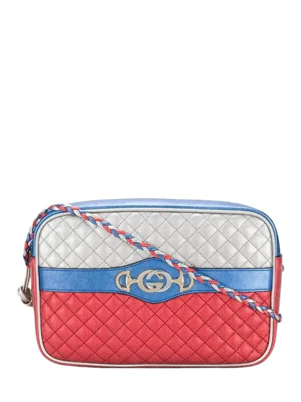Gucci Matelassé Shoulder Bag - Red