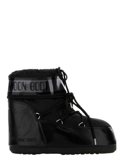 Moon Boot Classic Low Glance Lace-up Snow Boots - Black