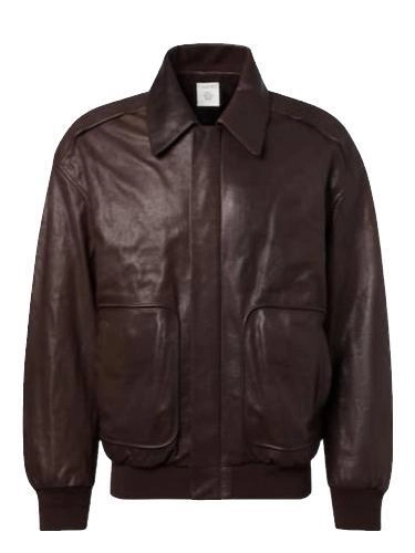 Calvin Klein Johnson Leather Blouson - Black