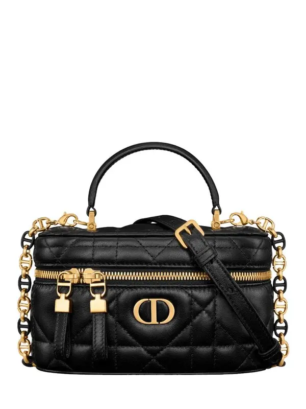Dior Caro Mini Vanity Case - Black