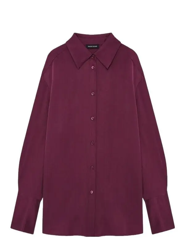 ANINE BING Bridget Shirt - Red