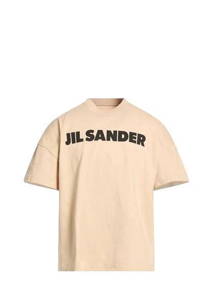 JIL SANDER Apricot Cotton Crewneck Sweatshirt - Orange