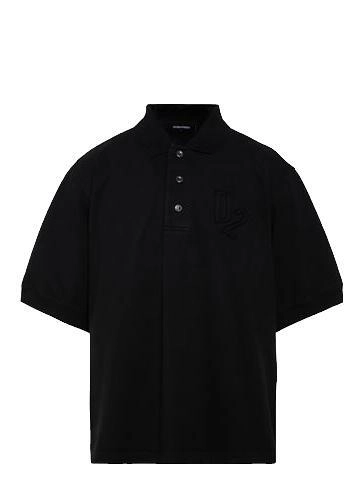 Dsquared2 Polo Shirt Size Cotton - Black